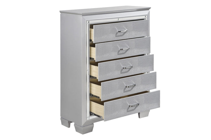 Allura Silver Bedroom Collection Payless Furniture